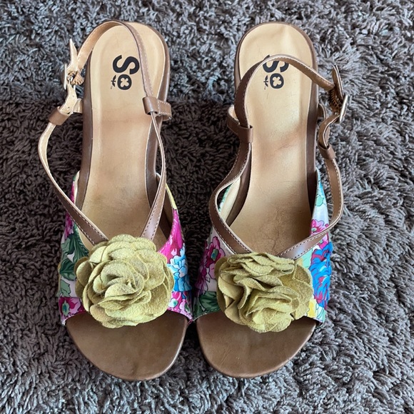Shoes | Colorful Fun Wedges | Poshmark